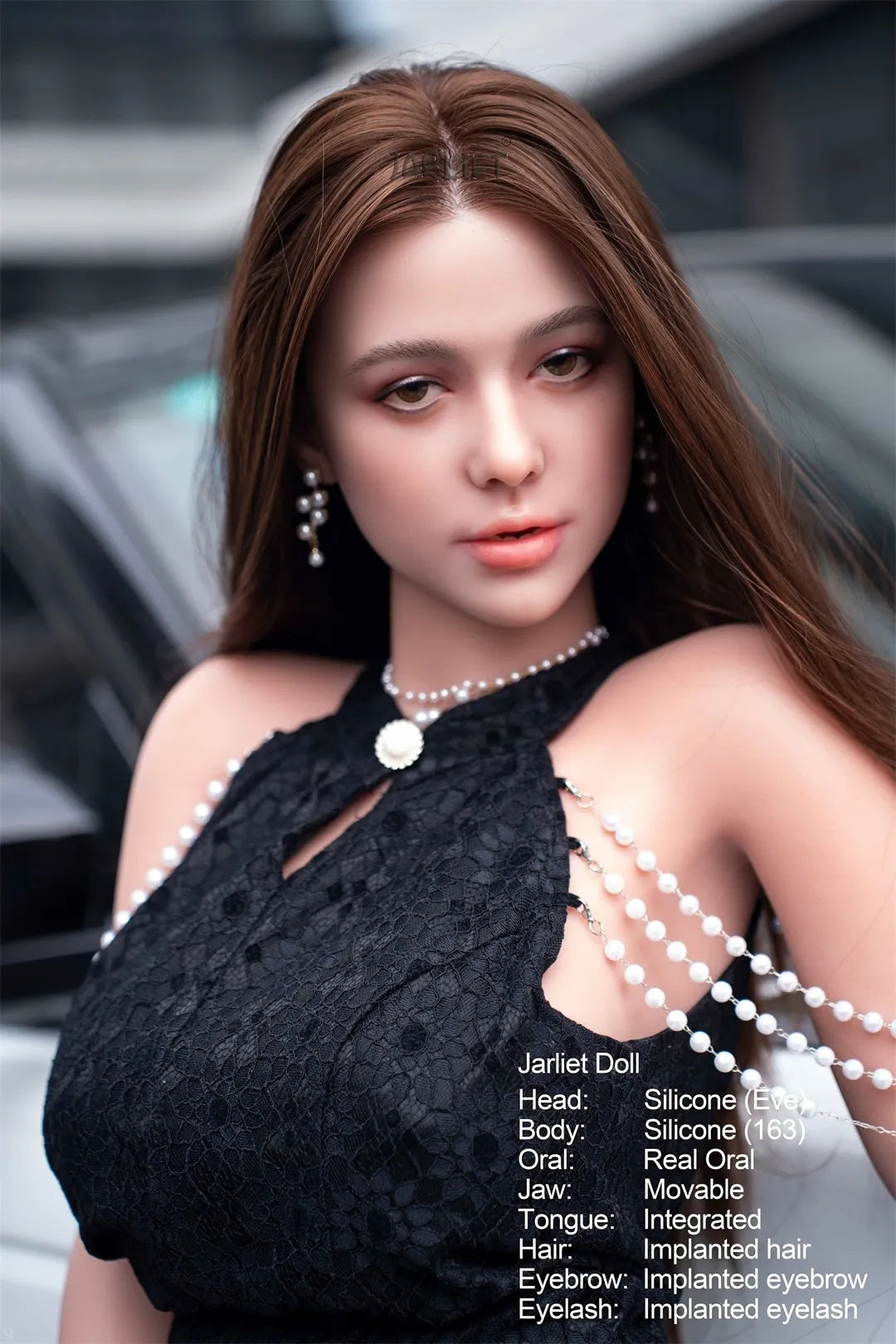 Jarliet Araceli 5ft3 163cm D Cup Movable Jaw Silicone Sex Doll